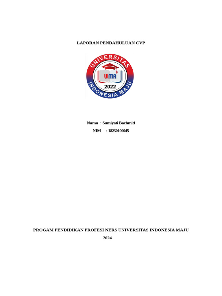 LP CVP (Sumiyati Bachmid) | PDF
