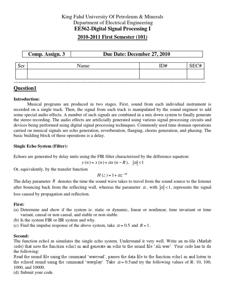 Comp 3 EE562 | PDF | Mathematical Concepts | Teaching Mathematics