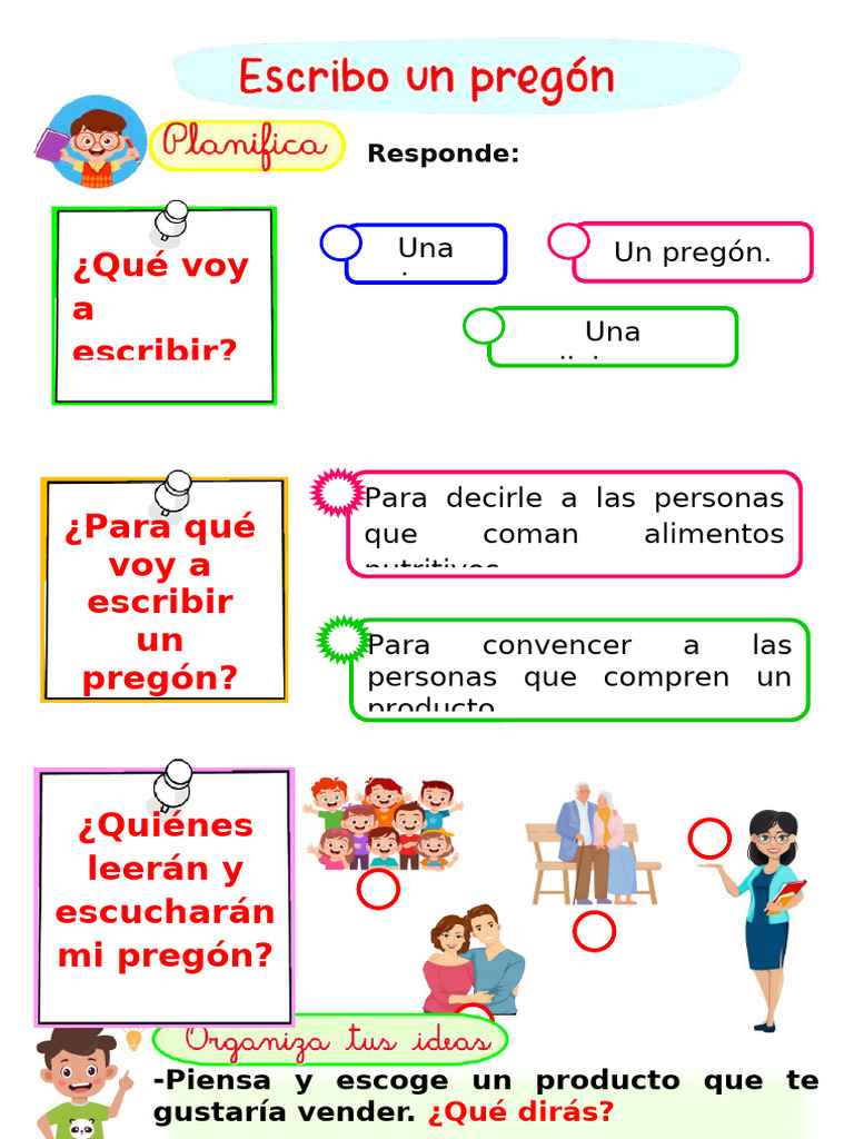 Ficha Decimos y Escribimos Pregones Maestra Janet | PDF