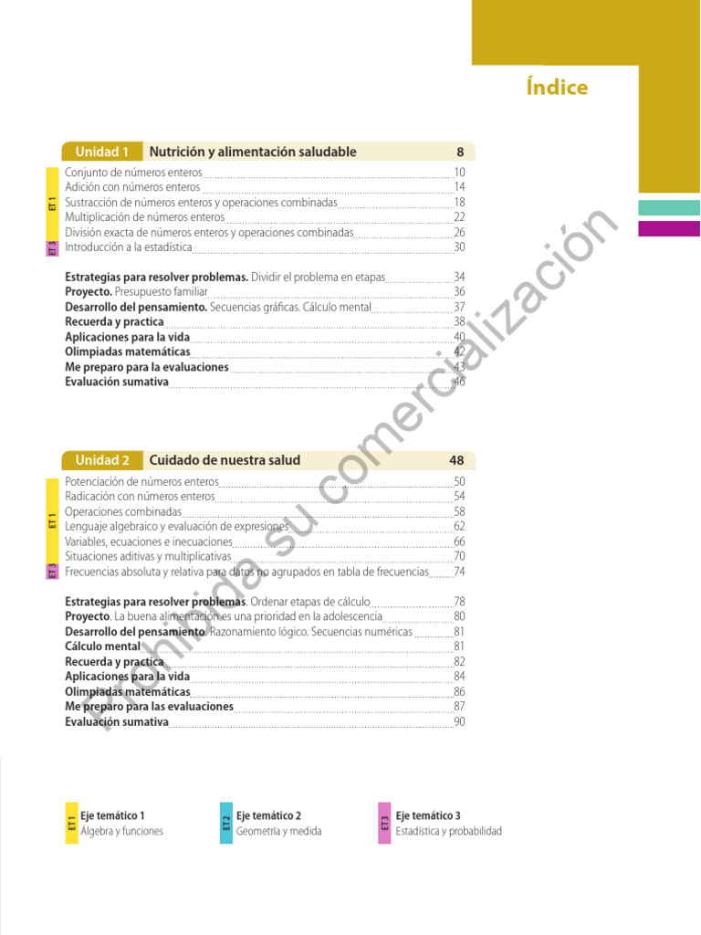 8 Egb Integrado Mate | PDF