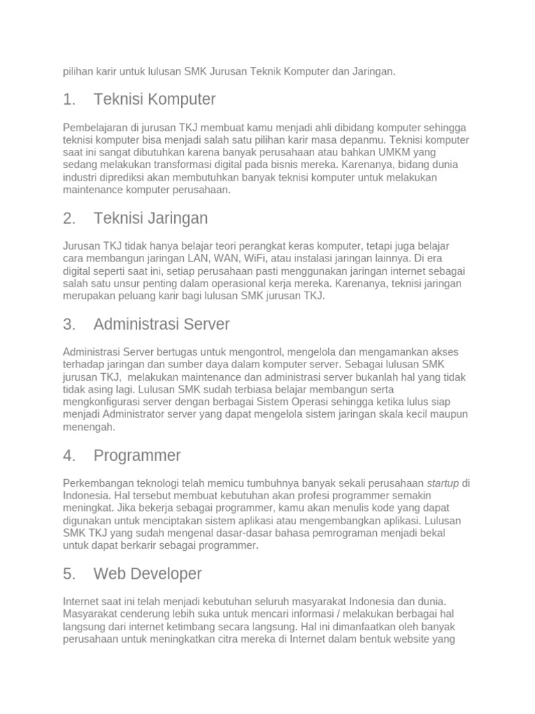 Materi PPT TKJ | PDF