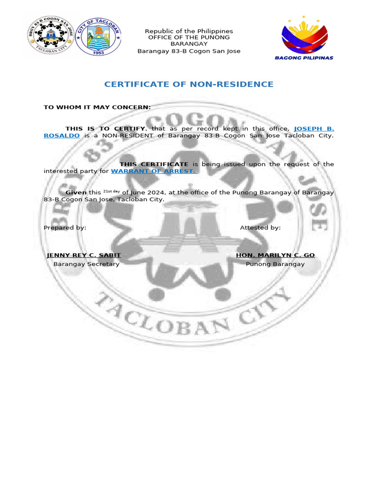 Non Resident | PDF Non Resident | PDF
