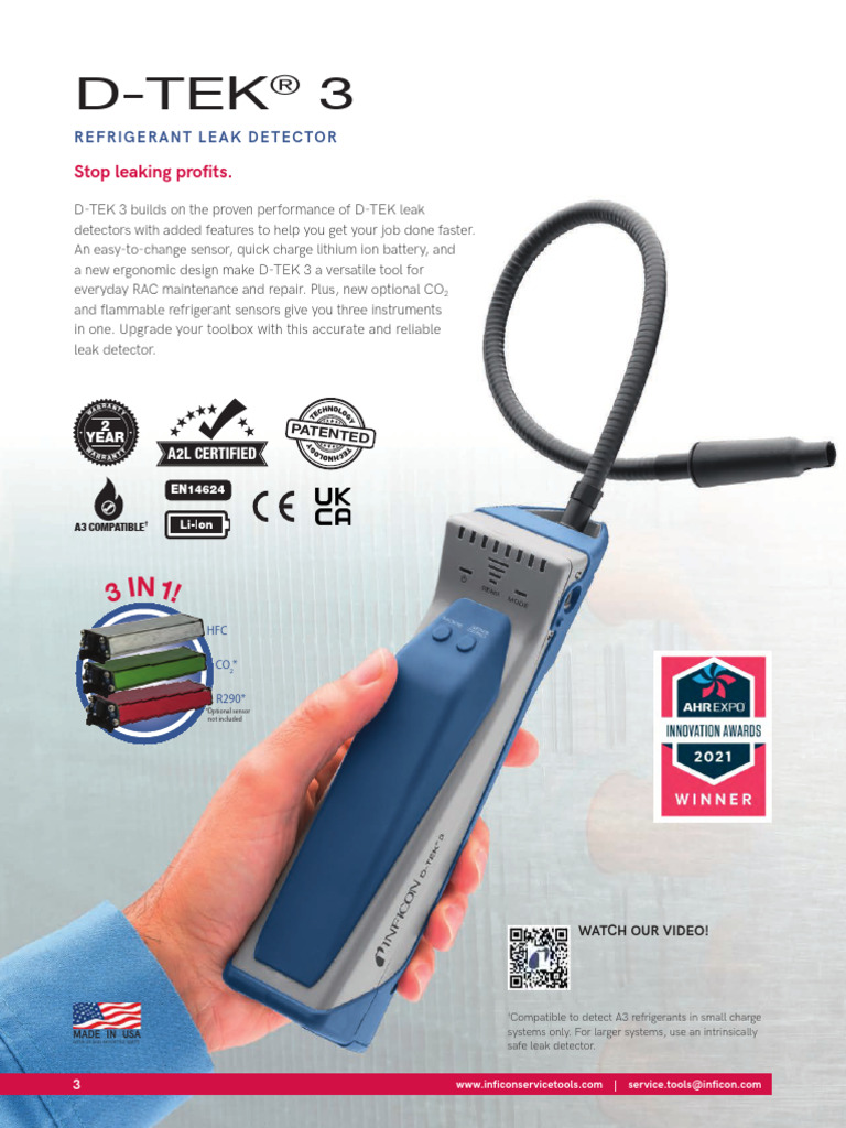 D-TEK 3 Product Sheet (English) | PDF