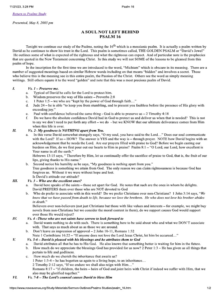 16 A Soul Not Left Behind | PDF