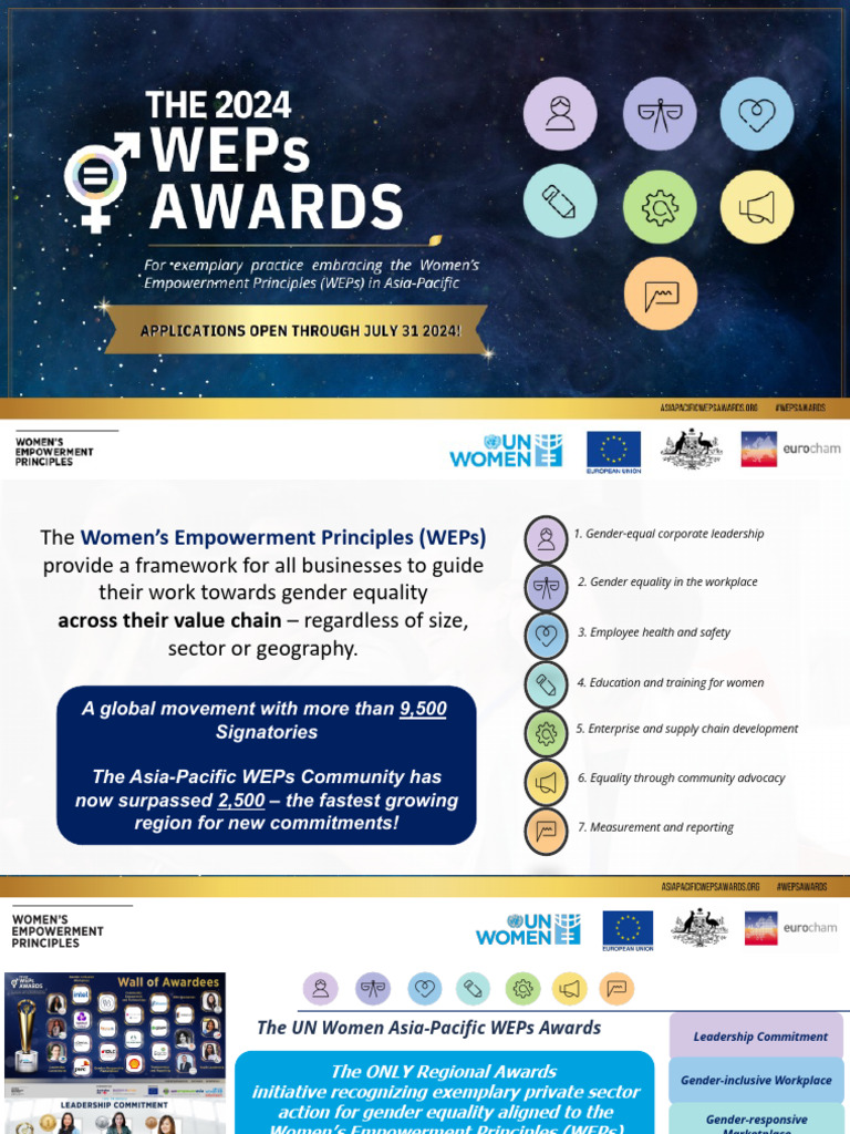 Info Session - 2024 WEPs Awards Information Deck | PDF