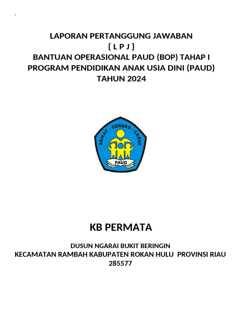 LPJ Paud | PDF