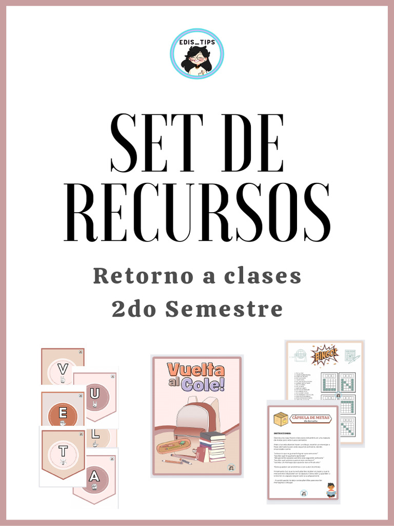 SET RETORNO A CLASES - EDISTIPS | PDF