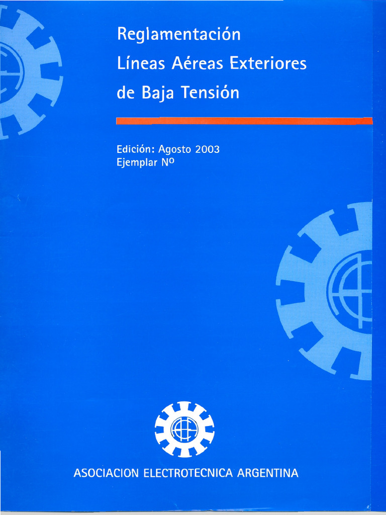 AEA 95201 (Lineas Ext de Baja Tension) VERSION 2003 | PDF