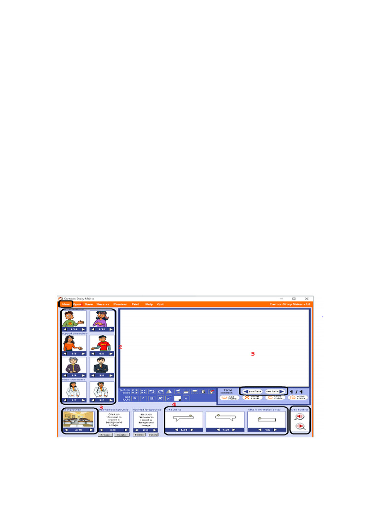 Cartoon Story Maker - Tutorial Singkat | PDF