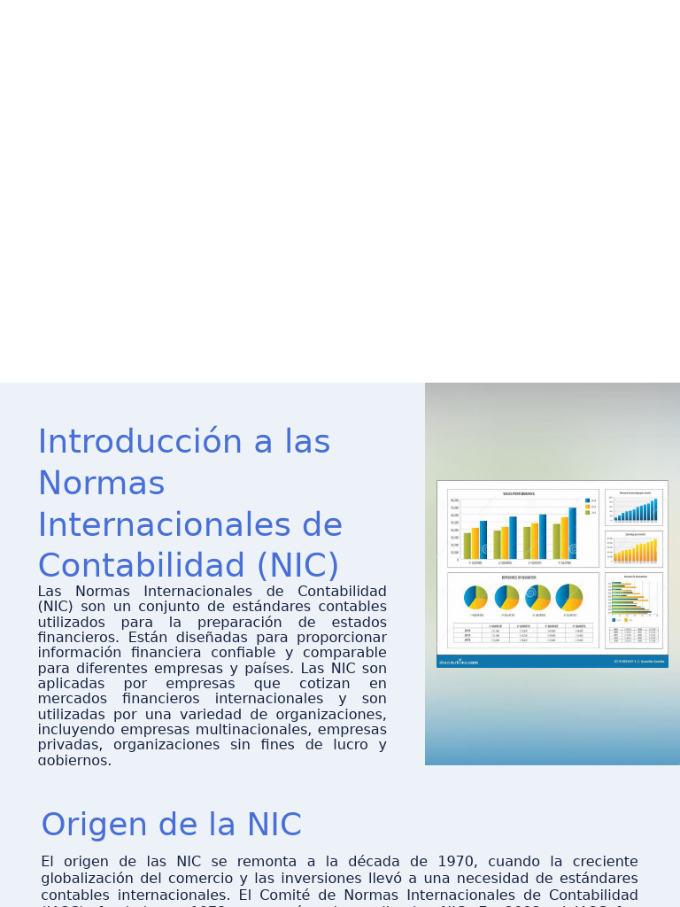Introduccion A Las Normas Internacionales de Contabilidad NIC | PDF