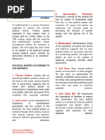 Cadre vs. Mass Political Parties | PDF | Political Parties | Suffrage