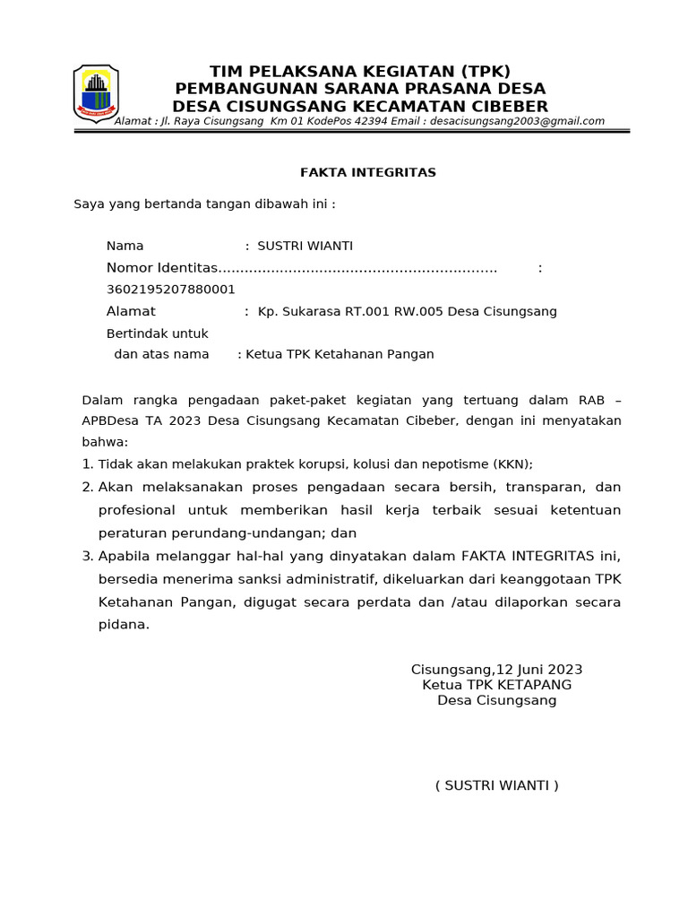 Fix Dok Penyedia Barang | PDF