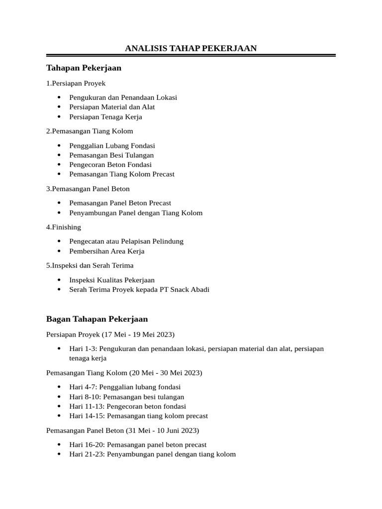 TPM 3 Membuat Bagan Tahapan Pekerjaan - Riski Refhaldy | PDF | Sains & Matematika | Teknologi ...