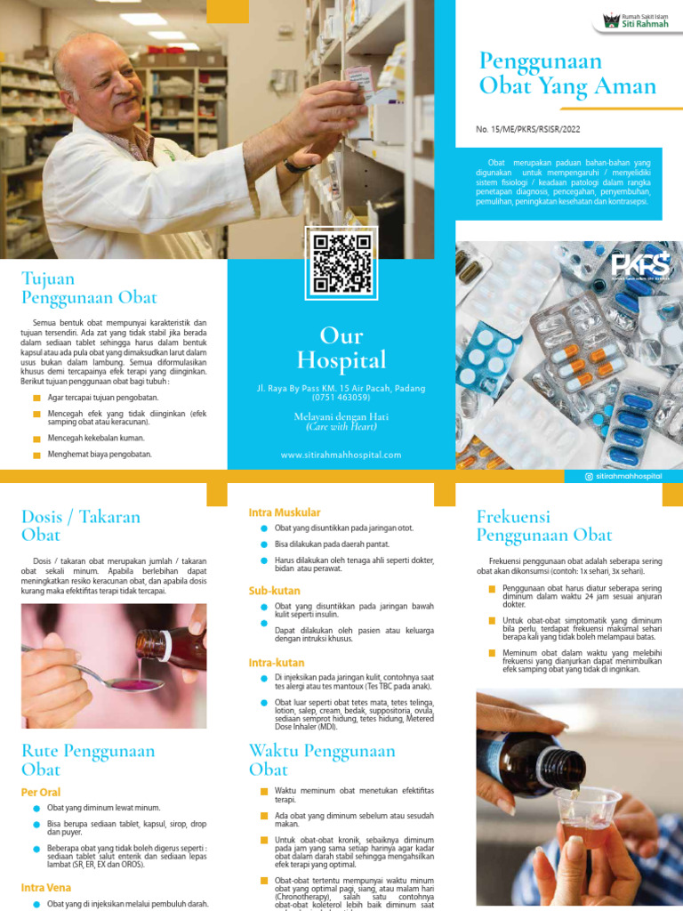 Leaflet Pedoman Penggunaan Obat Secara Efektif | PDF