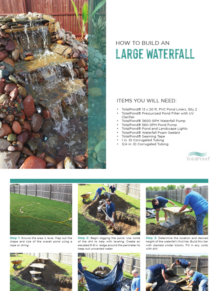 DIY Large Waterfall Tutorial | PDF