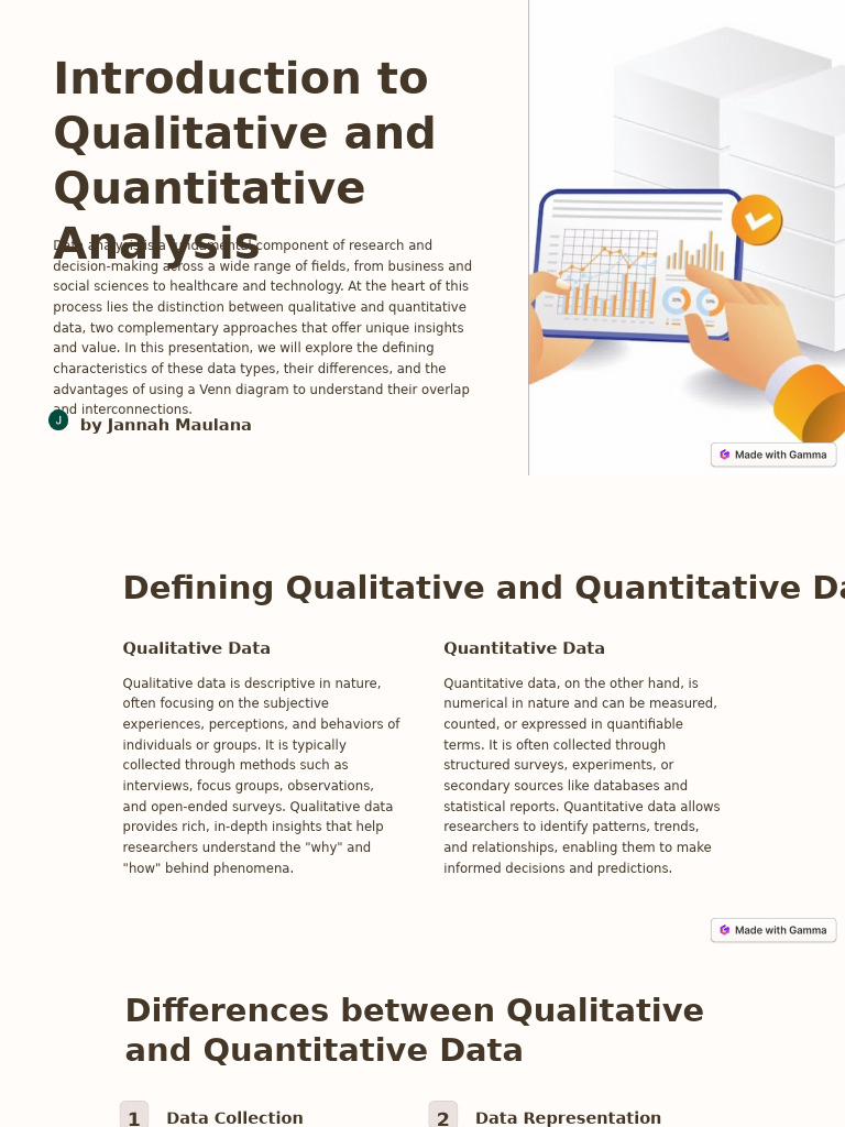 Introduction To Qualitative and Quantitative Analysis | PDF