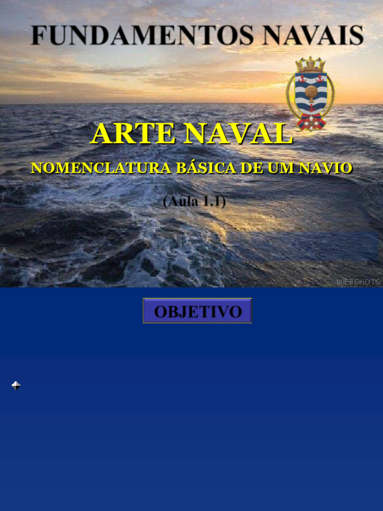 1-Aula 1.1 Nomenclatura Básica de Um Navio-2024 | PDF