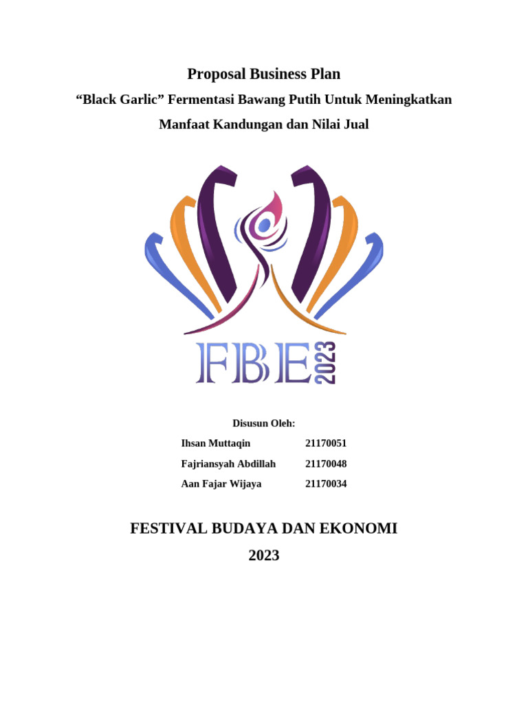 Proposal Business Plan | PDF