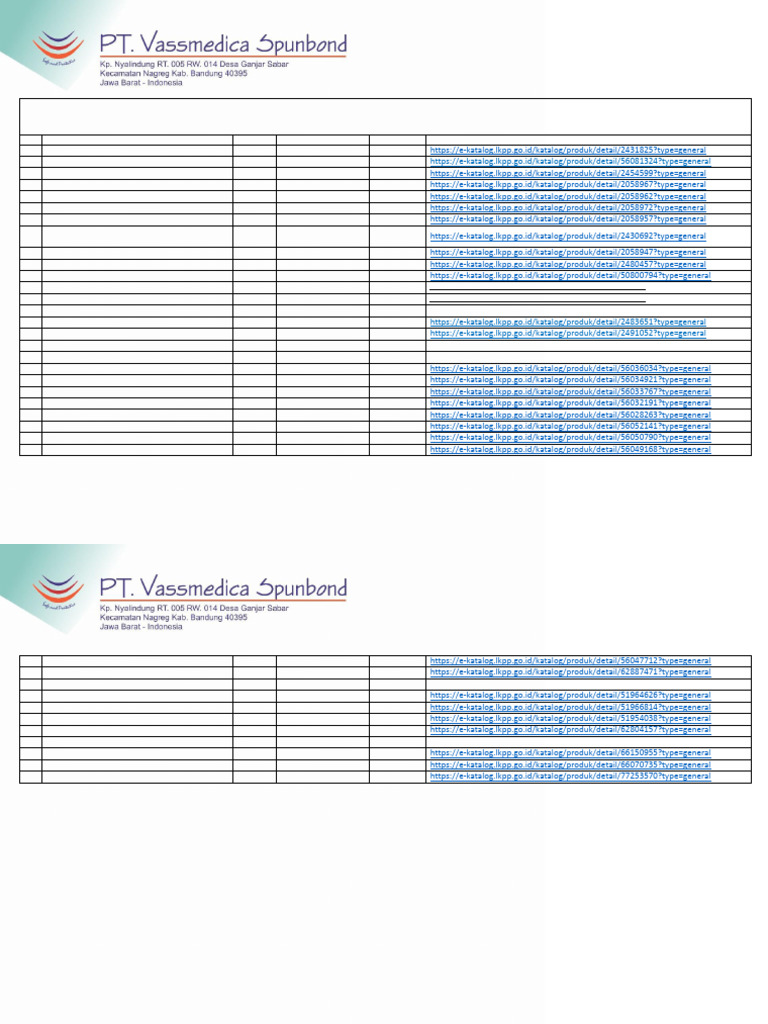 PRICE LIST E-CATALOGUE VMS Juli 2024 | PDF