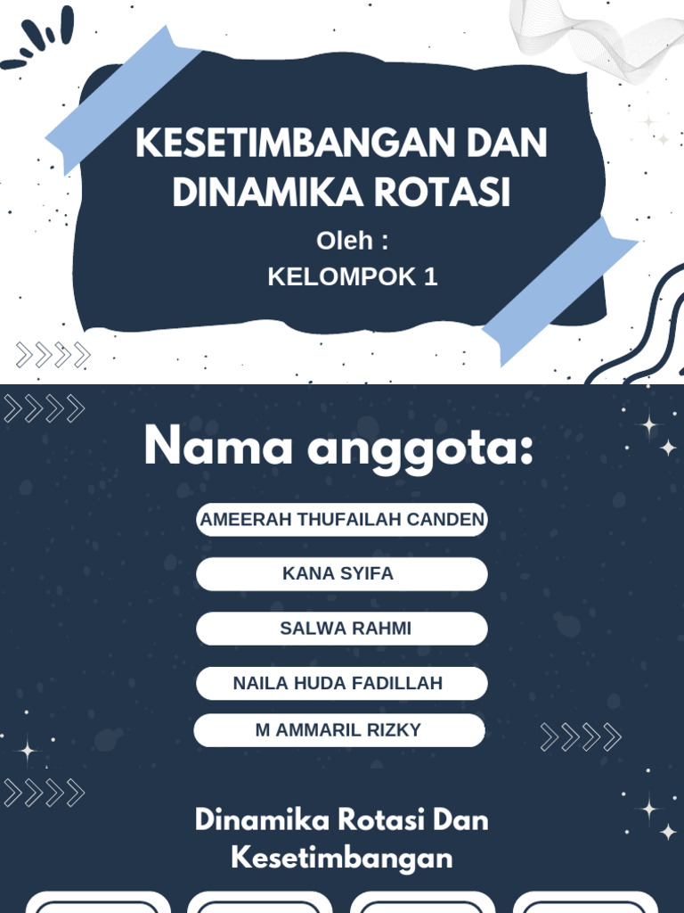 Kesetimbangan Dan Dinamika Rotasi | PDF