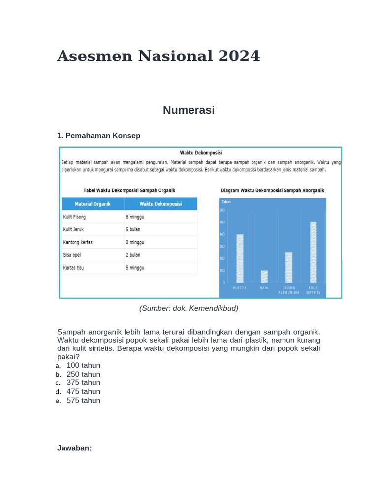 Asesmen Nasional 2024 | PDF