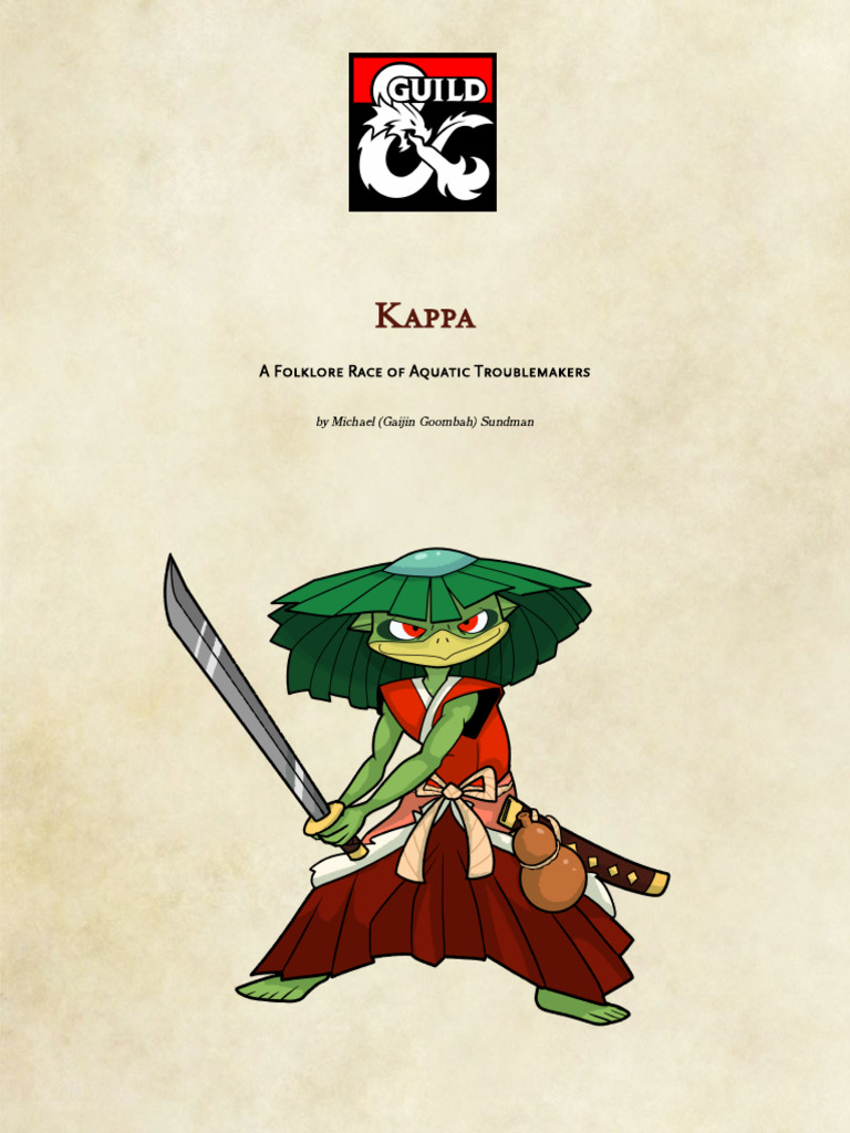 Kappa: Aquatic Yokai in Folklore & RPGs | PDF | Dungeons & Dragons