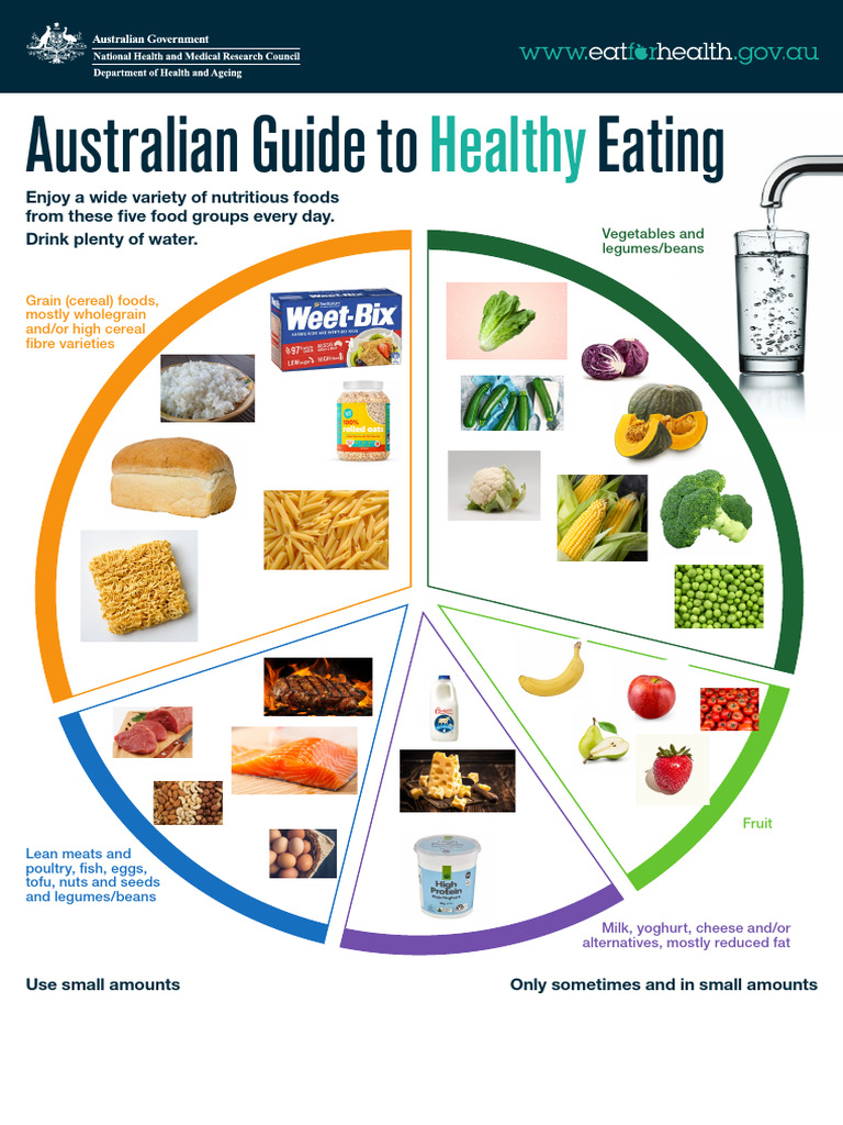 Aust Healthy Eating Guidelines Blank | PDF