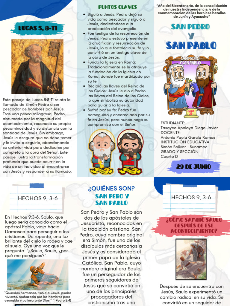 Triptico Religion | PDF