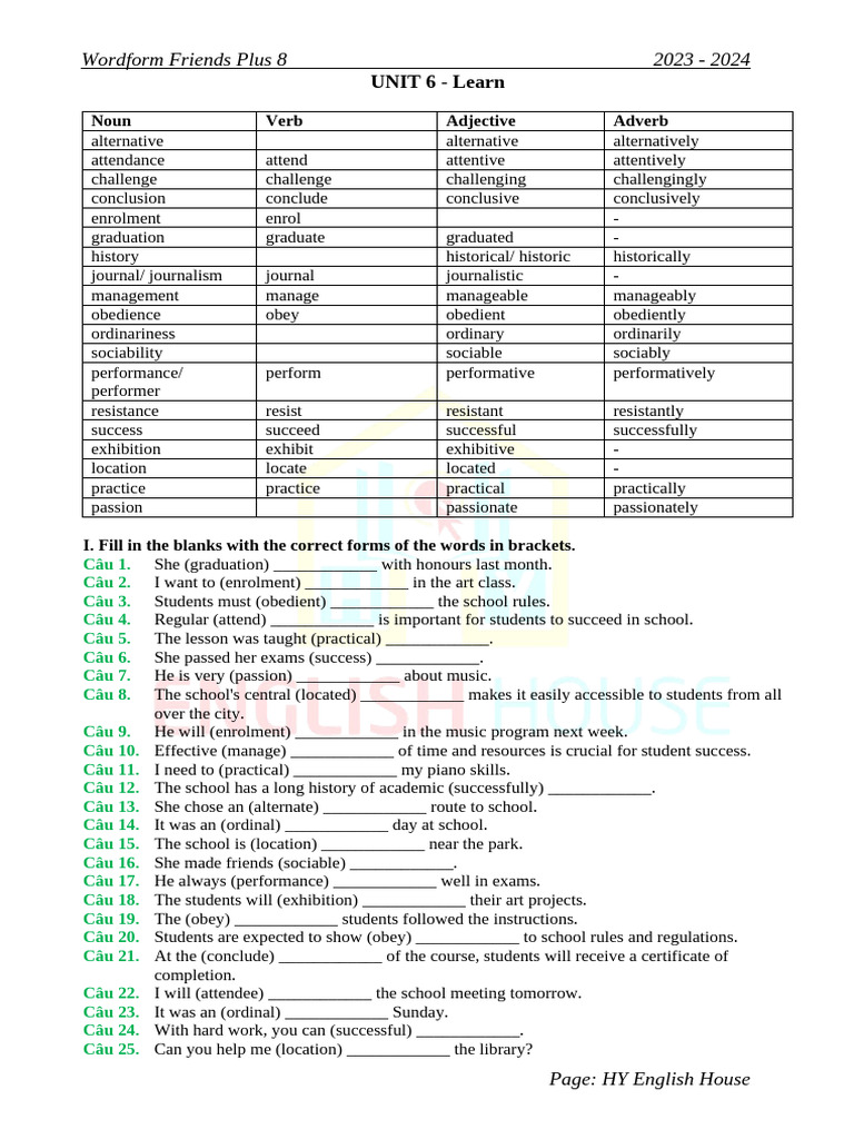 Unit 6 | PDF