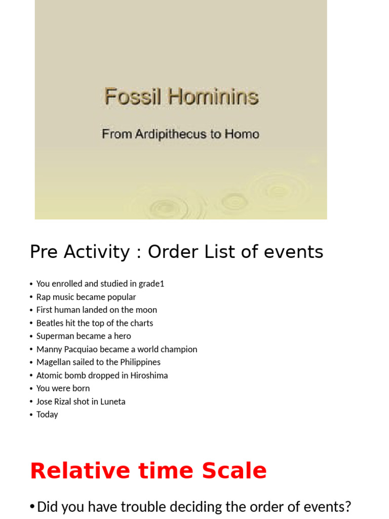 Hominid S | PDF