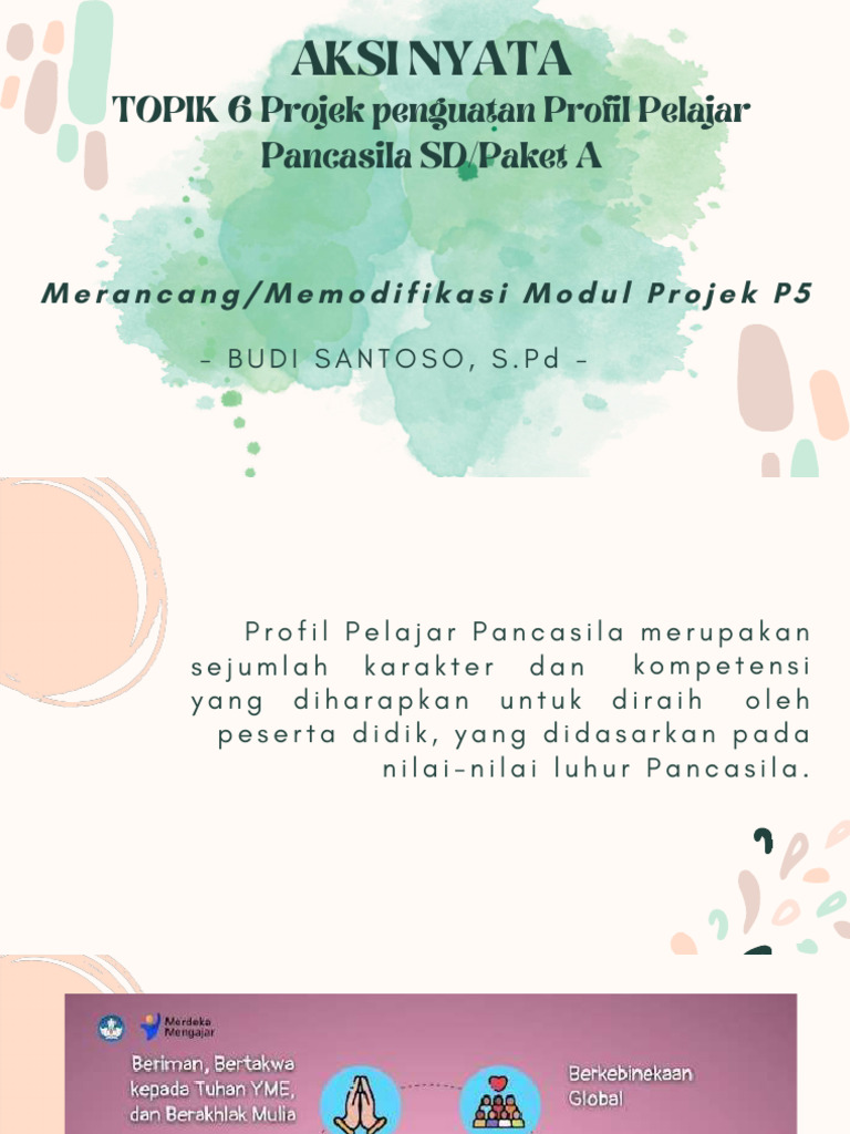 BUDI SANTOSO AKSI NYATA P5 SD PAKET Apdf | PDF