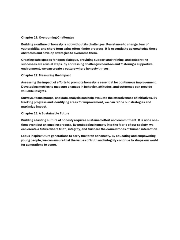 Honesty 9 | PDF