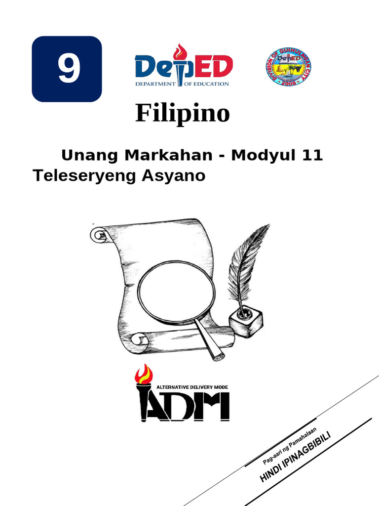 Fil9 Q1 Mod11 TeleseryengAsyano Jozi-1 | PDF