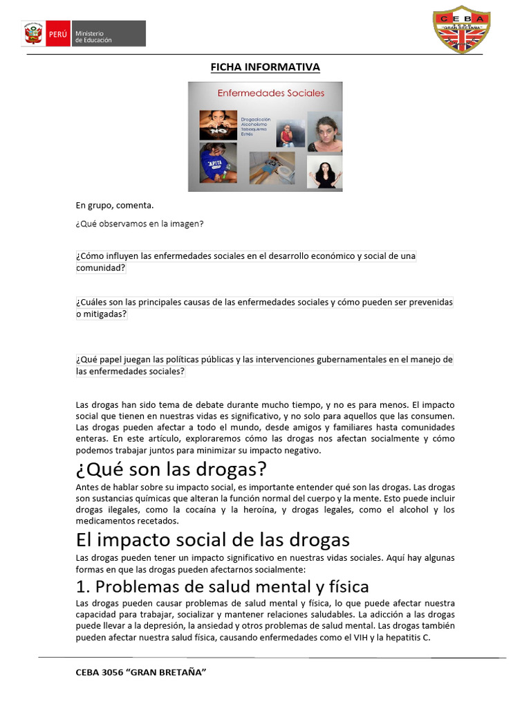 Ficha Informativa S11 | PDF