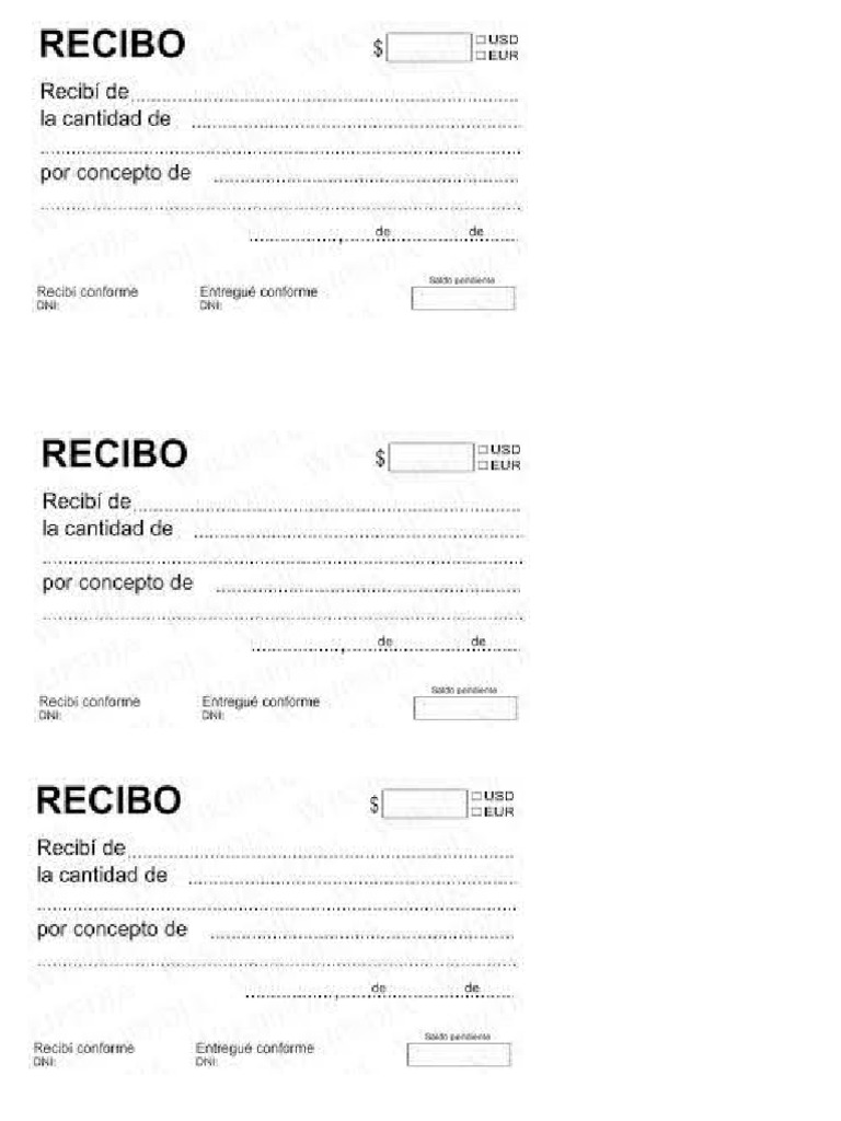 Recibo | PDF