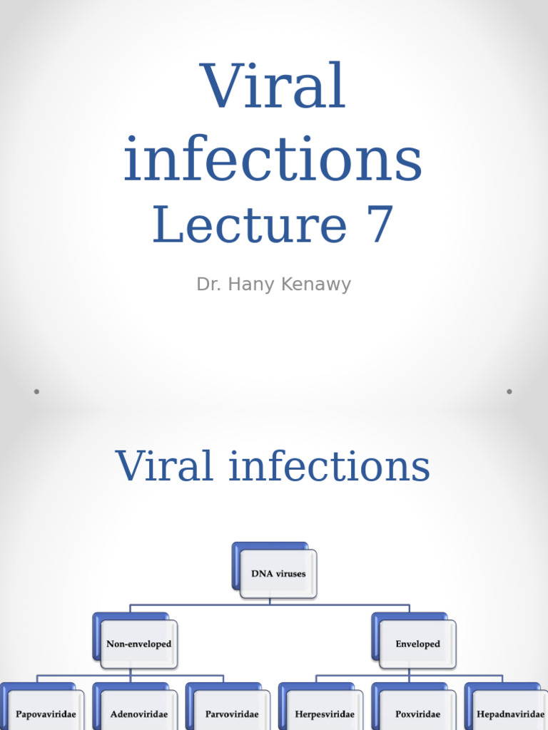 Lec 7 Viral Infections | PDF
