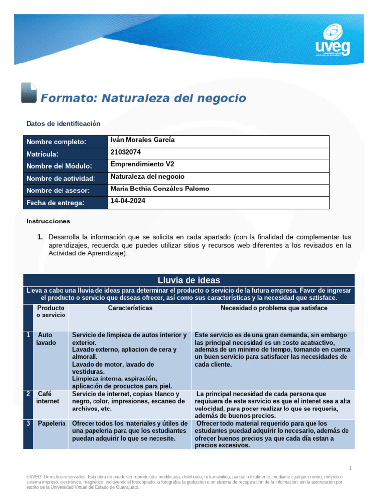 U1 AA1 EA3 Formato | PDF