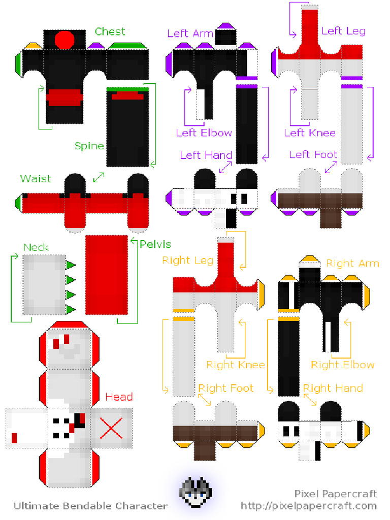 Minecraft Bendable Character | PDF