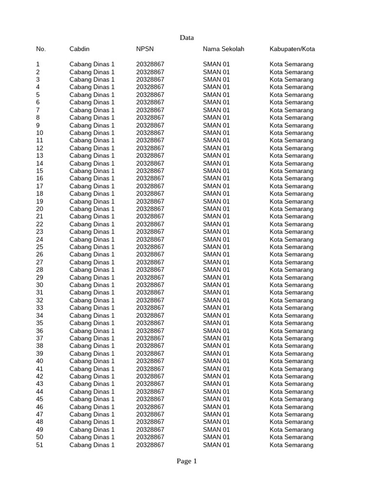 Grid - Data (Rekap Total Fix) | PDF