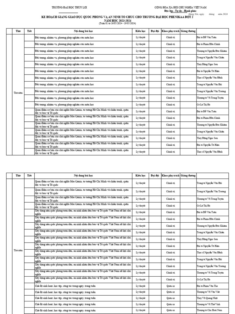 TKB Phenikaa C1-C11 | PDF