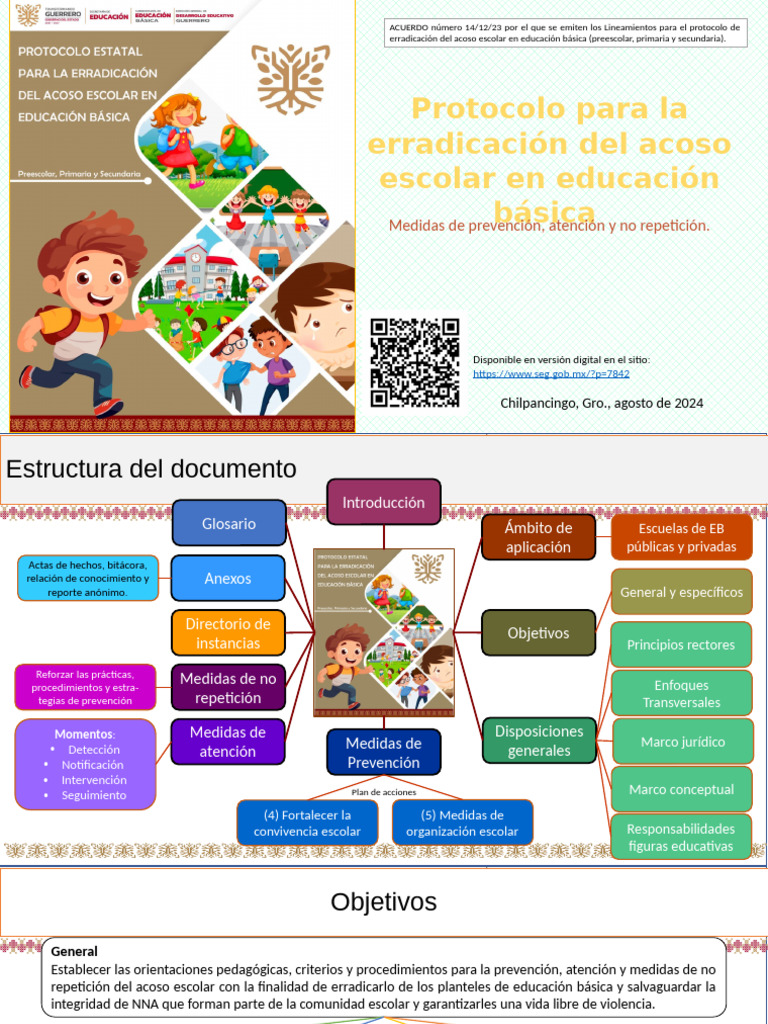 Presentación Protocolo para Erradicar El Acoso Escolar | PDF