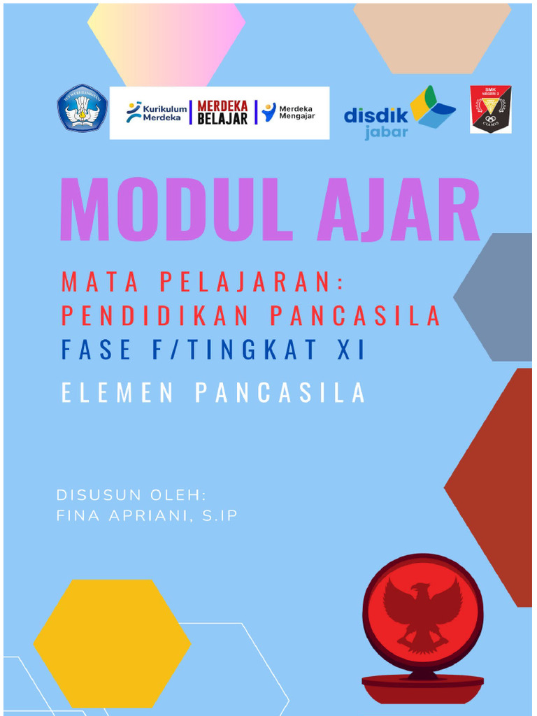 FORM MODUL AJAR_PENDIDIKAN PANCASILA_FASE F 20242025 | PDF