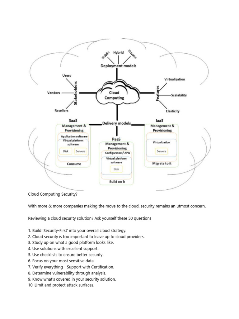Cloud Computing Security | PDF