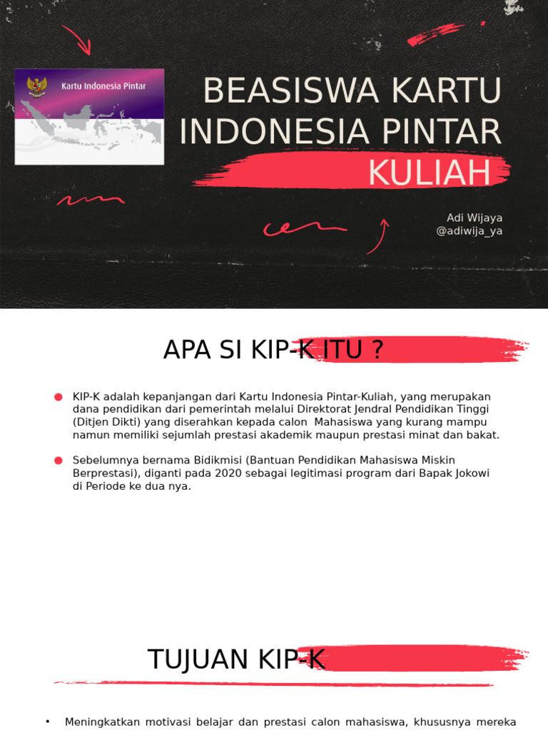 BEASISWA KIP-K | PDF