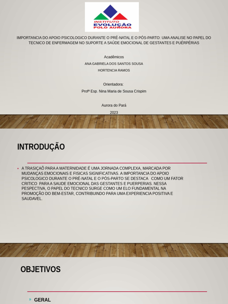 Apresentação. Tcc. Slide | PDF