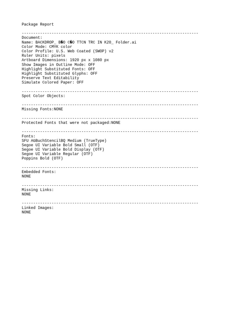 Backdrop - Báo Cáo TTCN Trư C in k20 Report | PDF