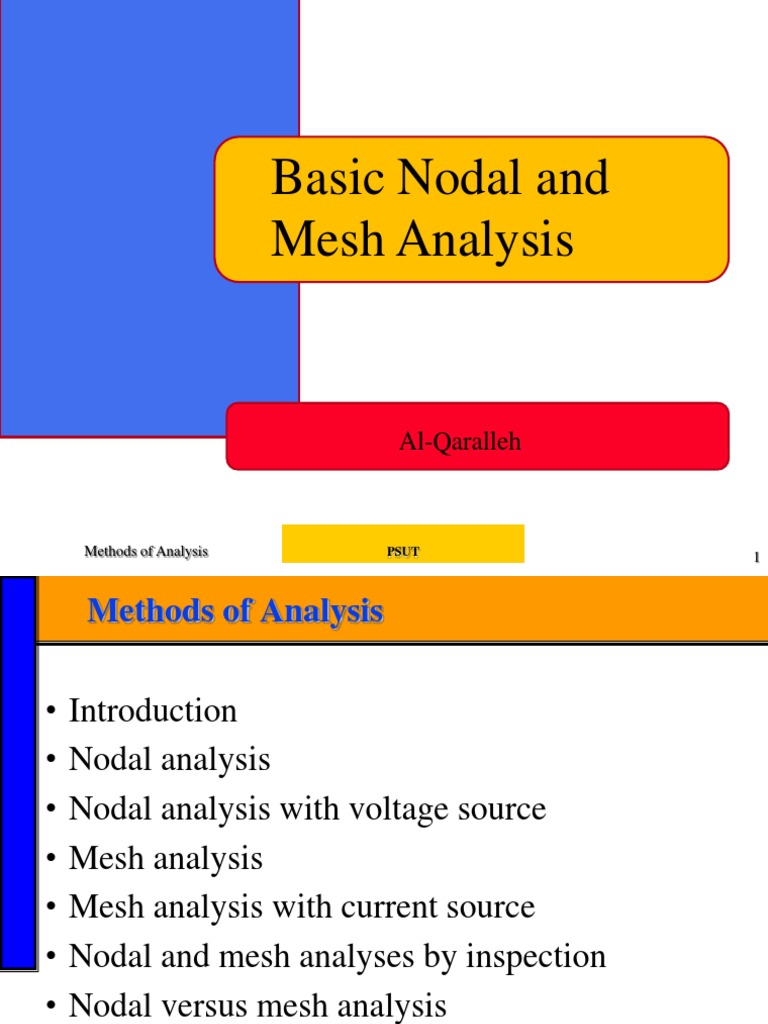 Nodal Analysis | PDF | Electrical Network | Teaching Mathematics
