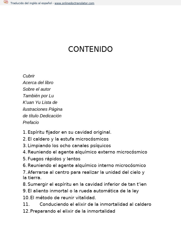 Taoist Yoga Alchemy and Immortality - En.es | PDF