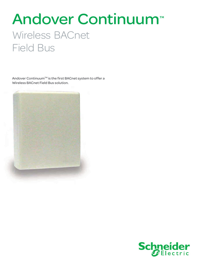 Wireless BACnet Field Bus SDS-C-WIRELESSBACNE | PDF