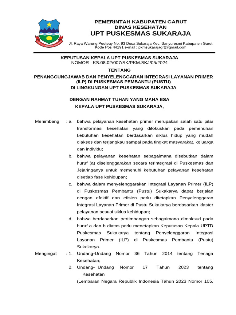 SK Ilp Di Pustu 2024 | PDF